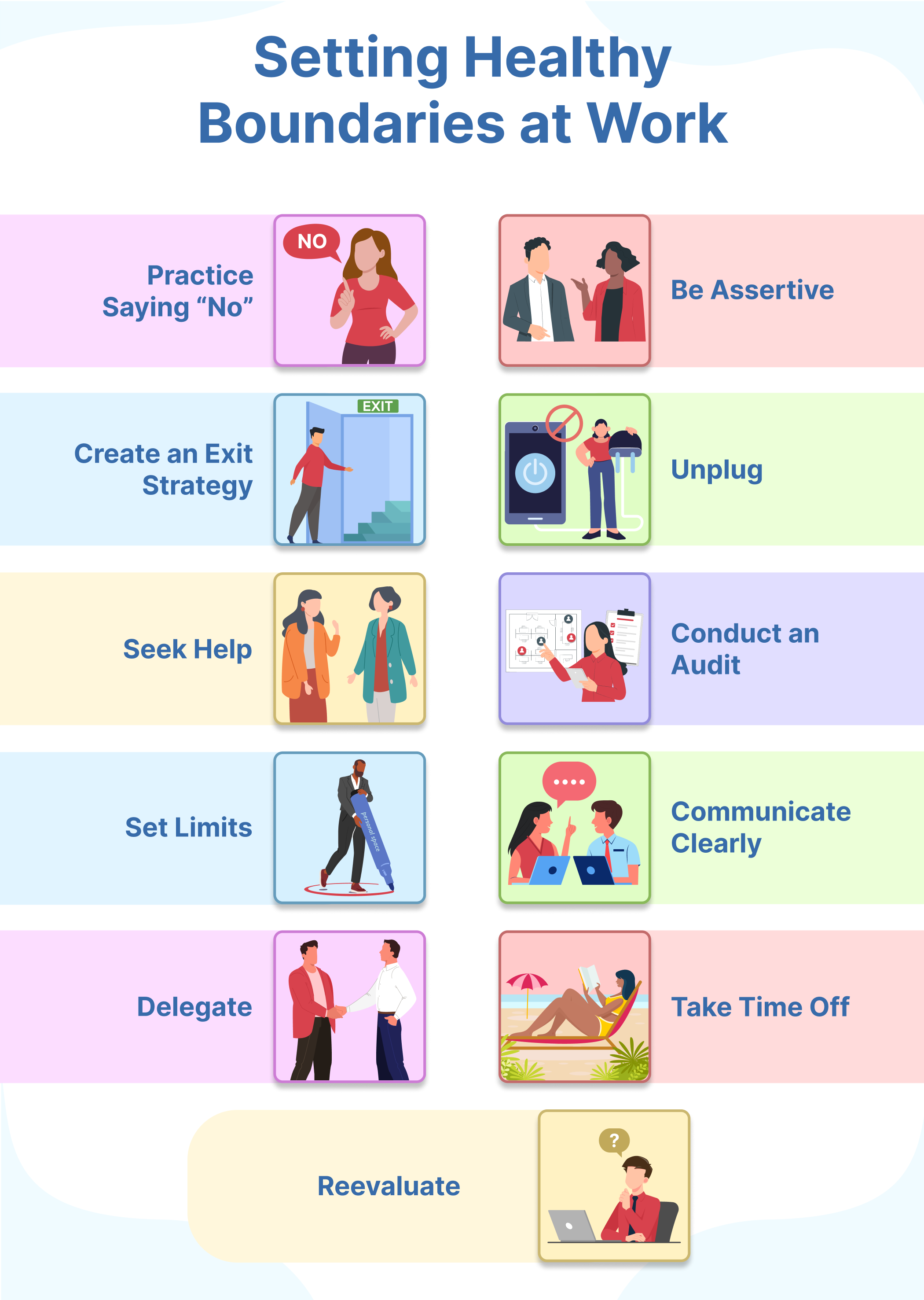 11 Ways To Set Healthy Boundaries at Work